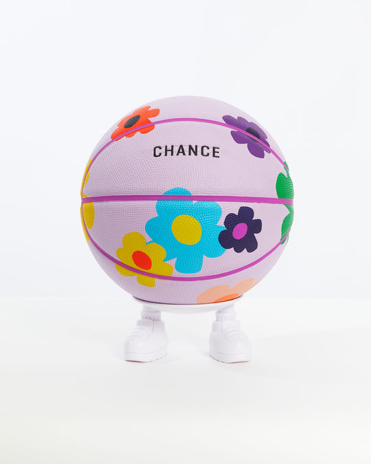 Outdoor Basketball with a Flower Design | Chance