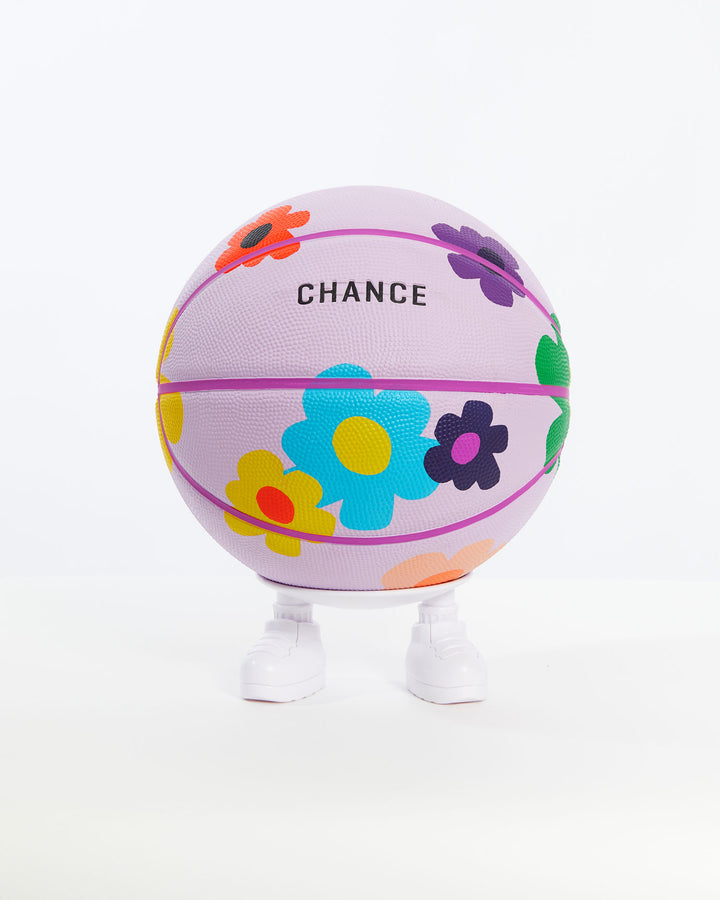 Outdoor Basketball with a Flower Design | Chance